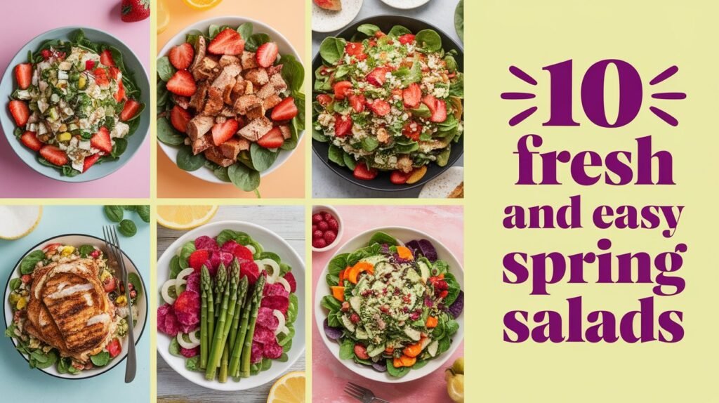 10 Fresh and Easy Spring Salads Perfect for Busy Weeknights – Lazy ...